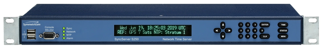 Microsemi Symmetricom SyncServer 1520R-S250 GPS NTP Network Time Server ...